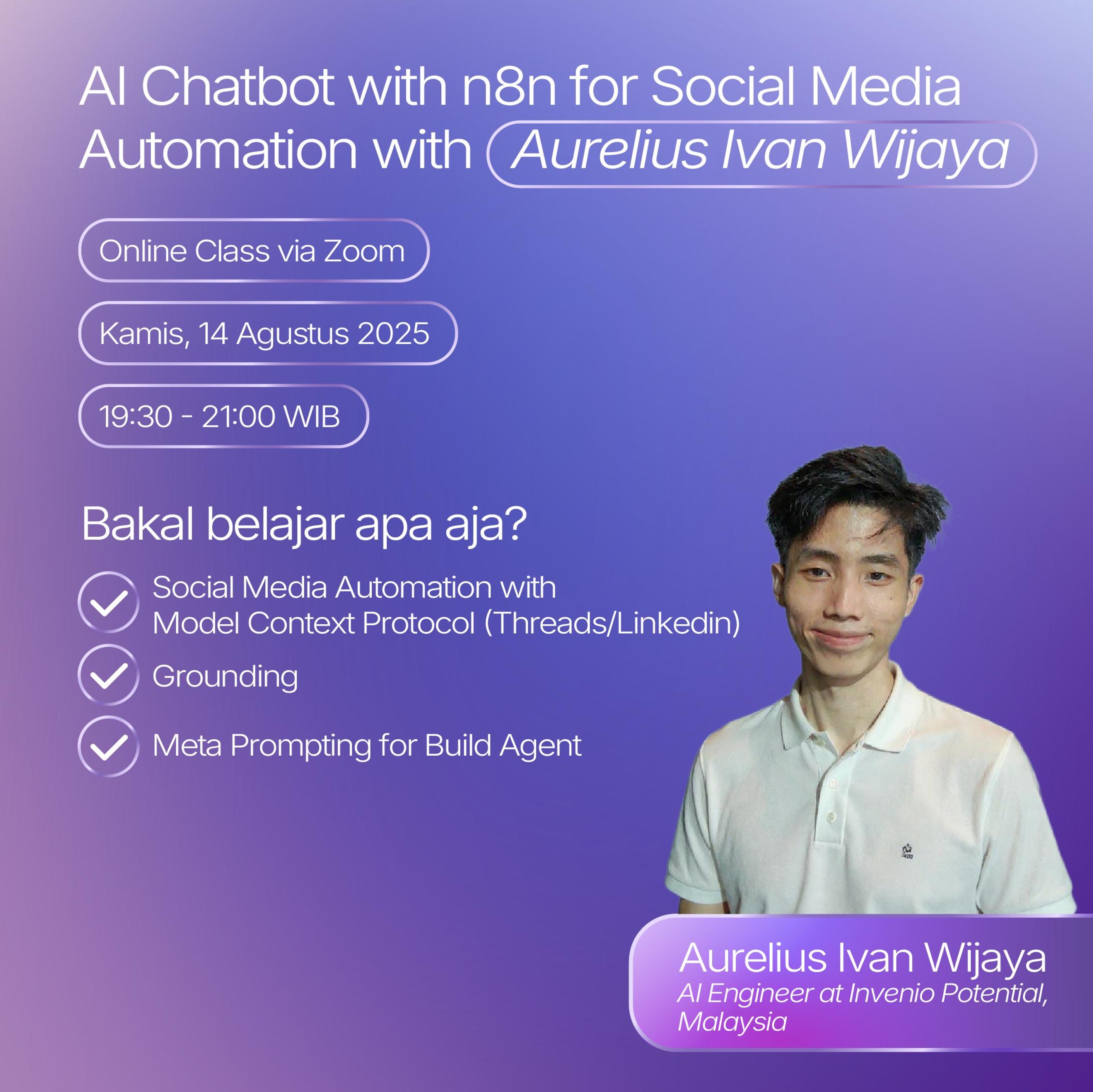 AI Chatbot with n8n for Social Media Automation