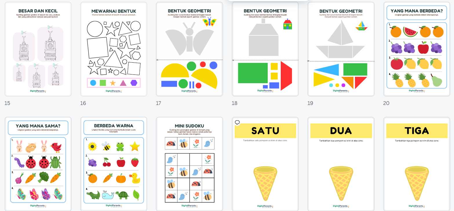 Buku Aktivitas Calistung Anak