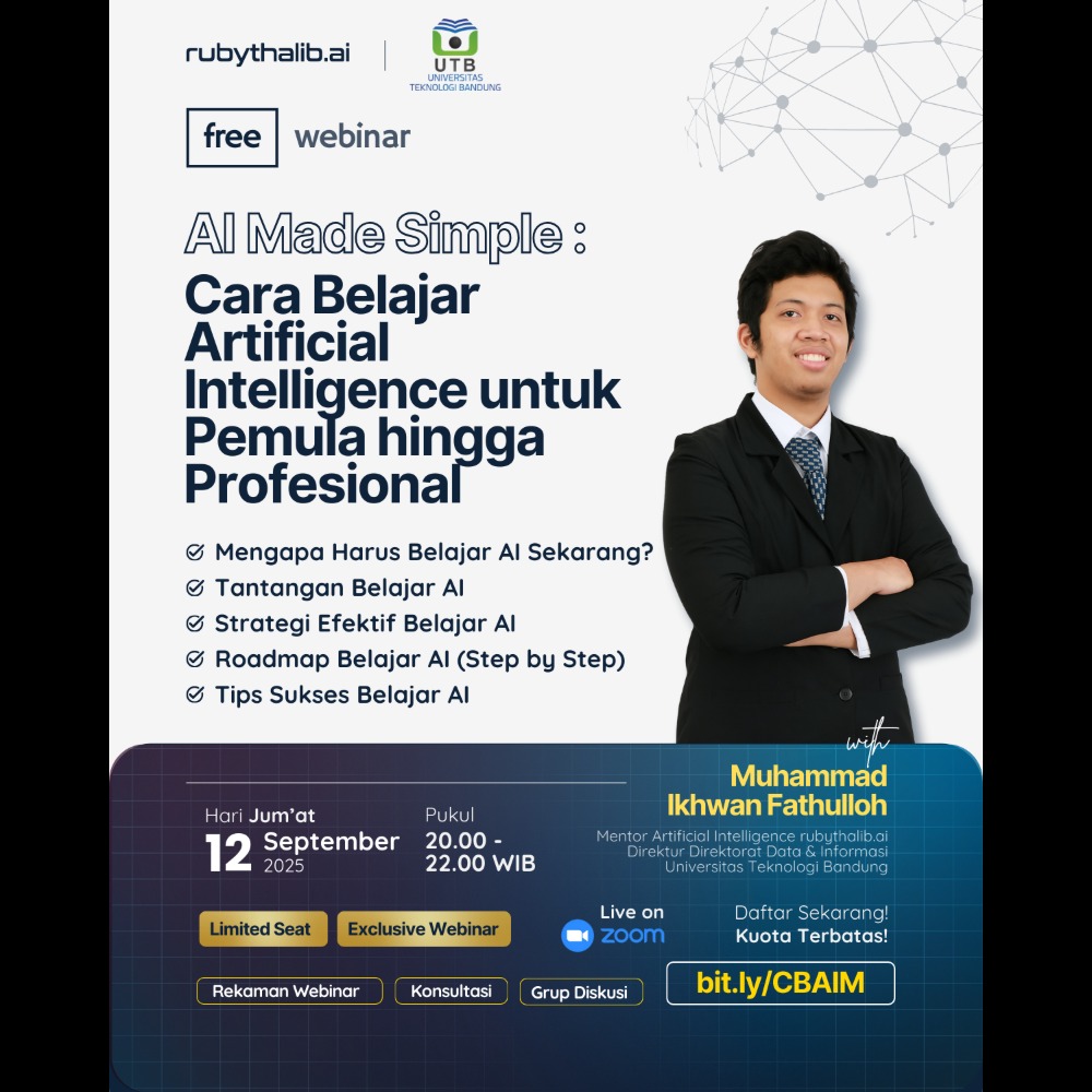 Free Webinar Ai Made Simple Cara Belajar Artificial Intelligence