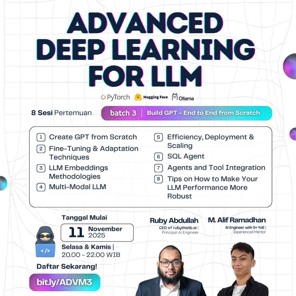 Advanced Deep Learning for LLM - Batch 3