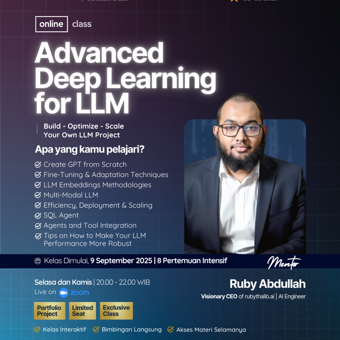 Advanced Deep Learning for LLM - Batch 1
