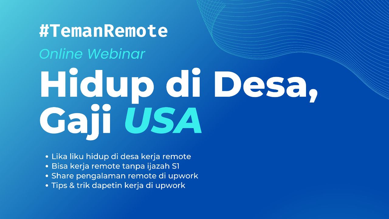 Hidup di desa, Gaji USA - Widada